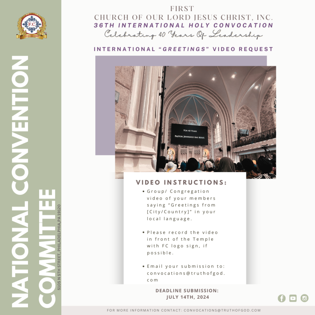 Event Flyers – National Convention Committee